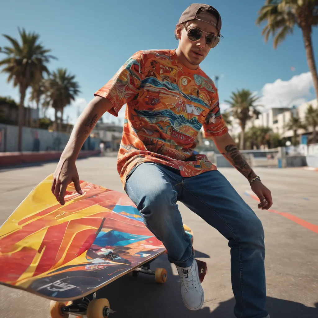 Exploring Split Shirt Design in Skate Culture