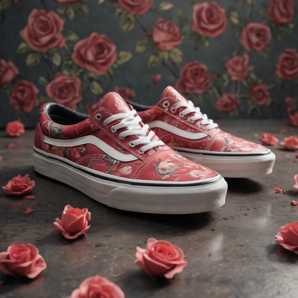 Exploring the Aesthetic Blend of Vans and Roses for Men