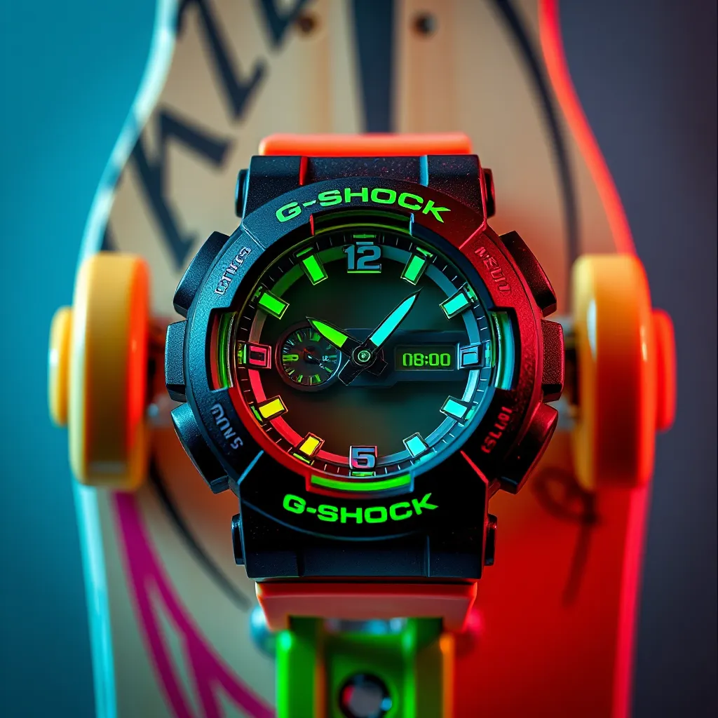The Appeal of G-Shock Neon Watches in Skate Culture