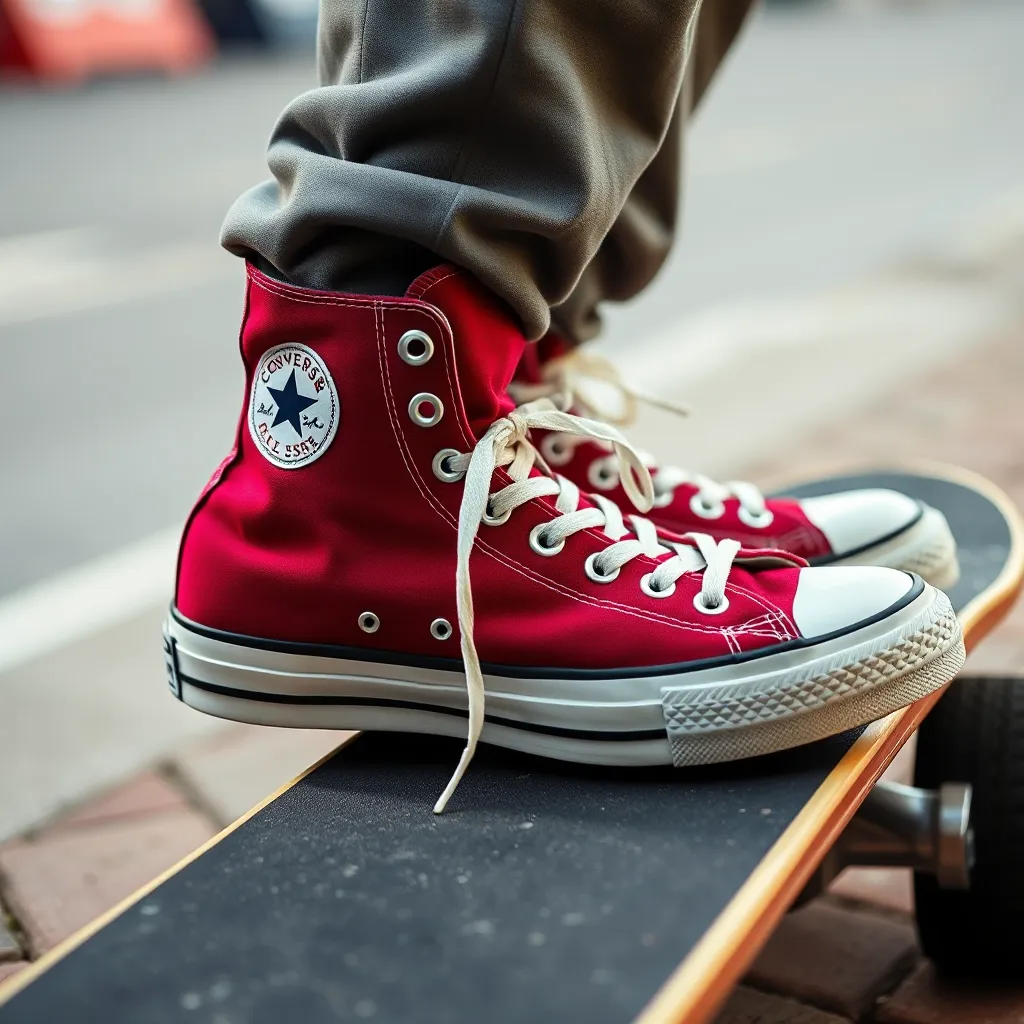 The Maroon Chuck Taylor Converse: A Cultural Icon in Skateboarding